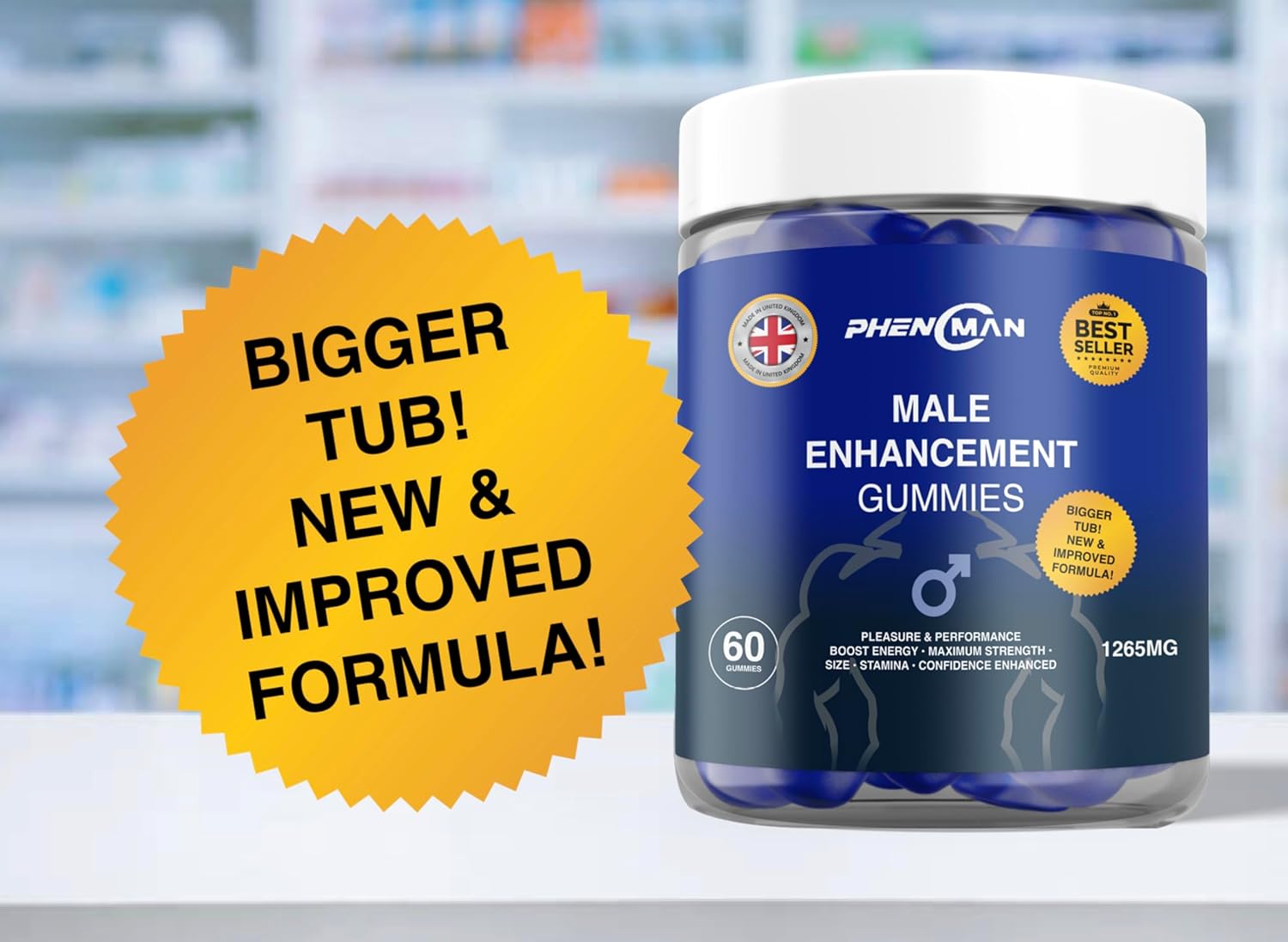 Phenoman Male Enhancement Gummies- {UK, US, CA & CH} - Nutra Fit Deal